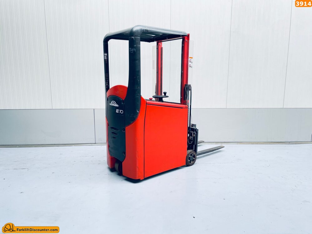 Linde E10 electric forklift| ROHA 3914 - ForkliftDiscounter